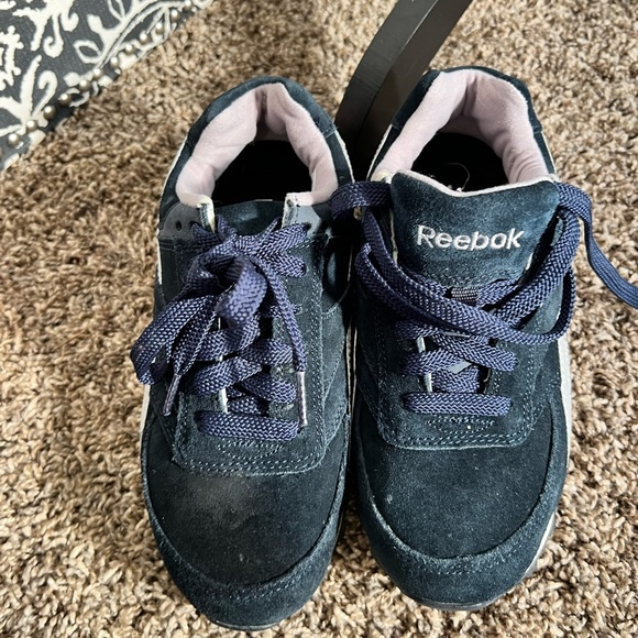 Reebok | Shoes | Unisex Navy Blue Leelap Reebok Retro Steel Toe Work ...